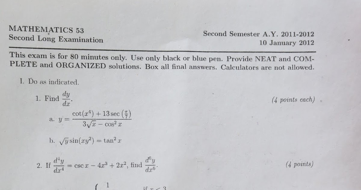 UPD Samplexes, Readings, and Materials: UPD Math 53 (Now Math 21 ...