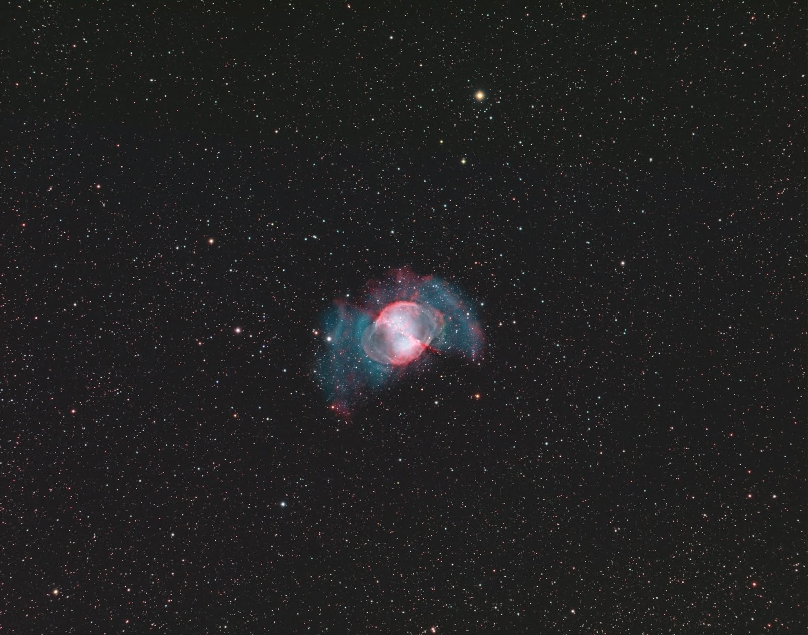 Halling Skies: Messier 27 - The Dumb-bell Nebula...