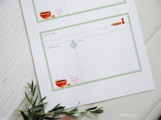 Jenny of ELEFANTZ: Free kitchen printables and life in the kitchen...