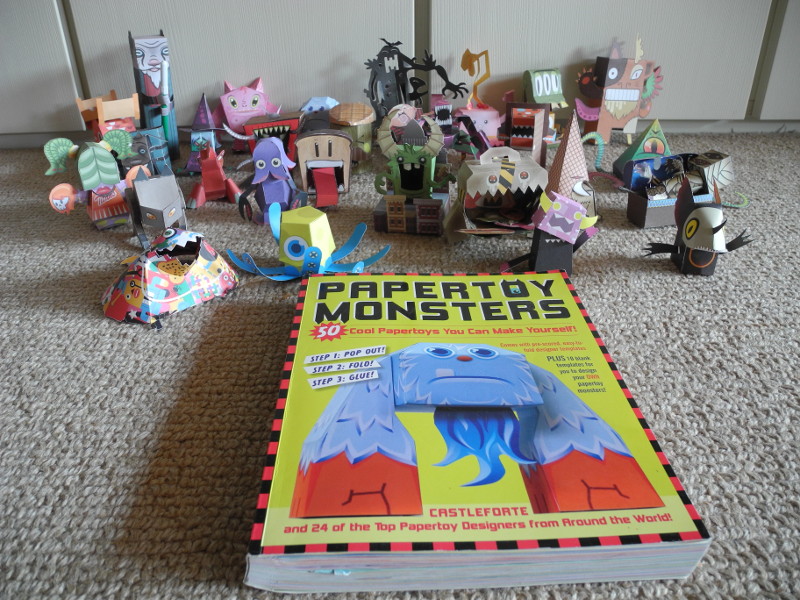 Voglio Una Mela Blu: Un libro per fare: "Papertoy Monsters" di Brian ...