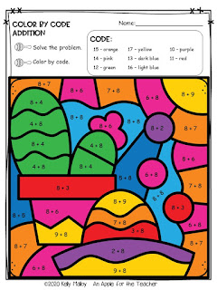 An Apple For The Teacher: Cinco de Mayo Color By Number