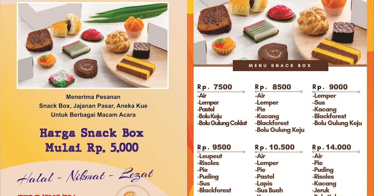 Jual Snack Box Tasikmalaya - 082127535556 WA