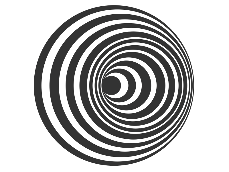 Dibujos Opt Art - ilusión óptica como arte!