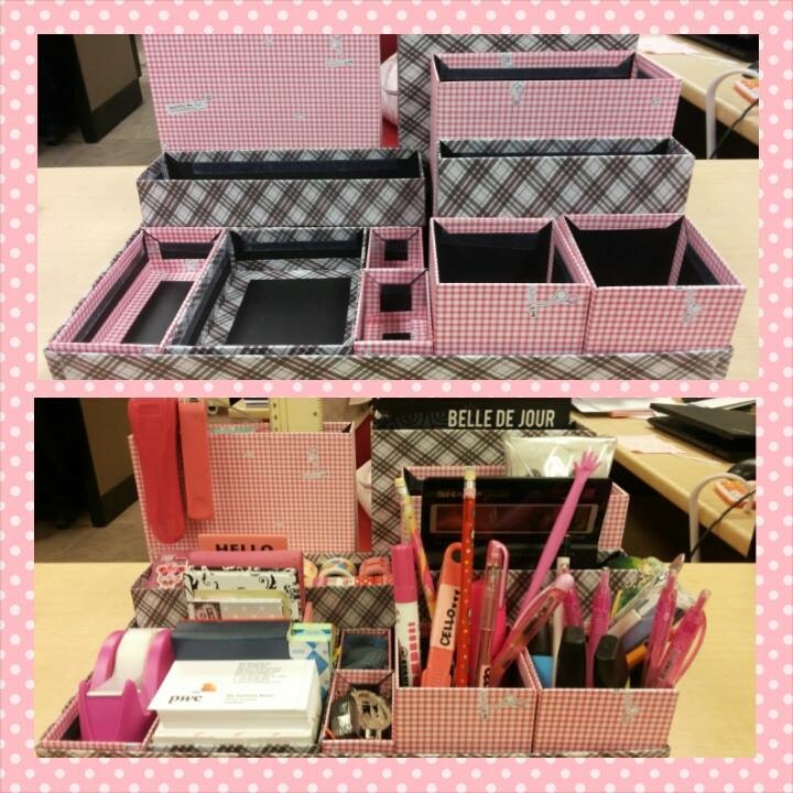 A ♥ C: personalized desk organizers