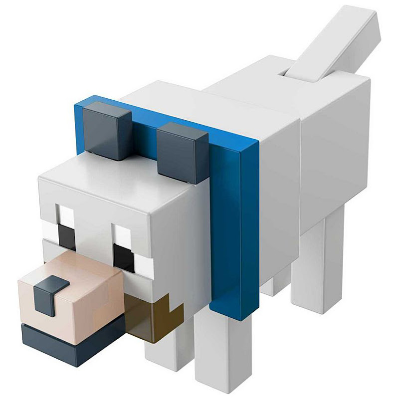 Minecraft Wolf Craft-a-Block Series 4 Figure | Minecraft Merch