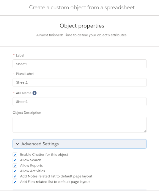Amit Salesforce Salesforce Tutorial Create Object From Spreadsheet Excel Sheet Lightning