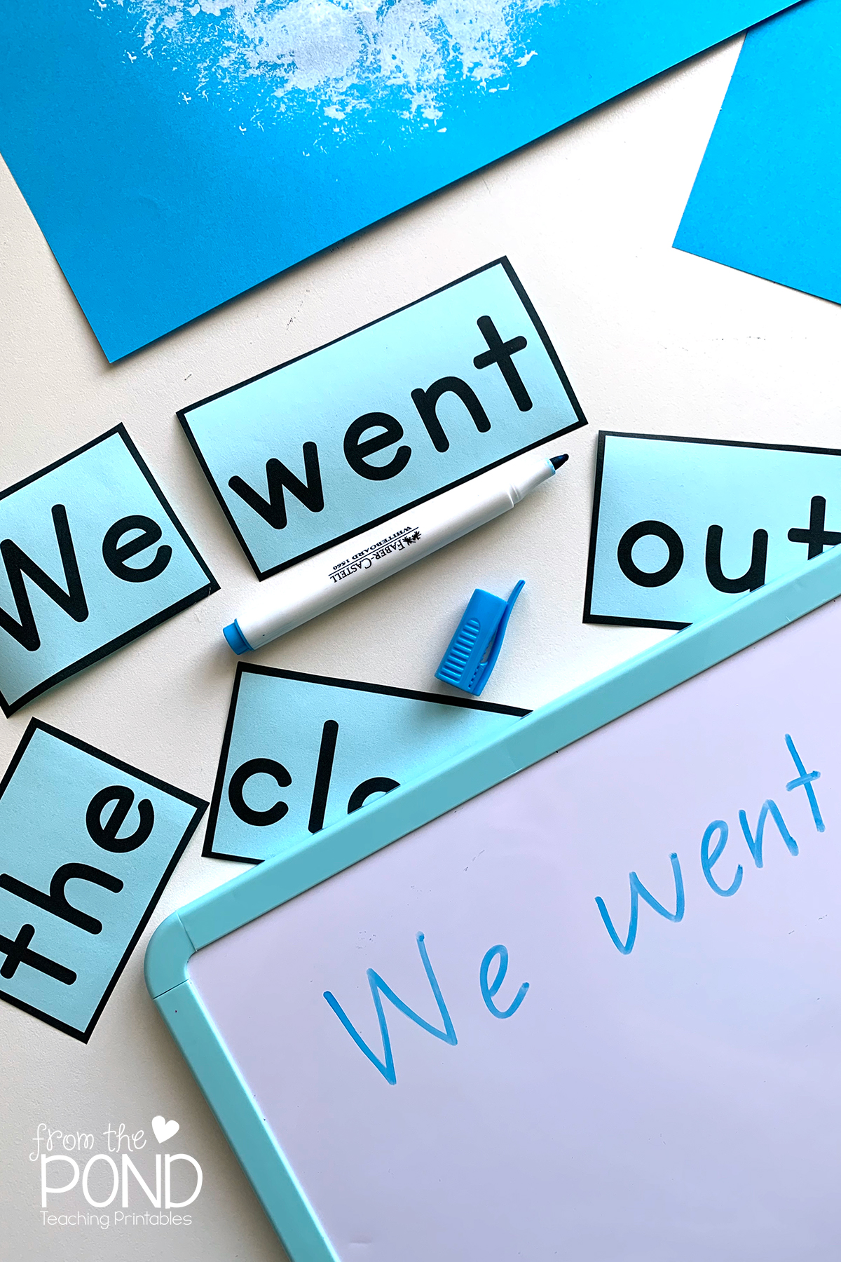 Cloud Art Project with Handwriting | From the Pond