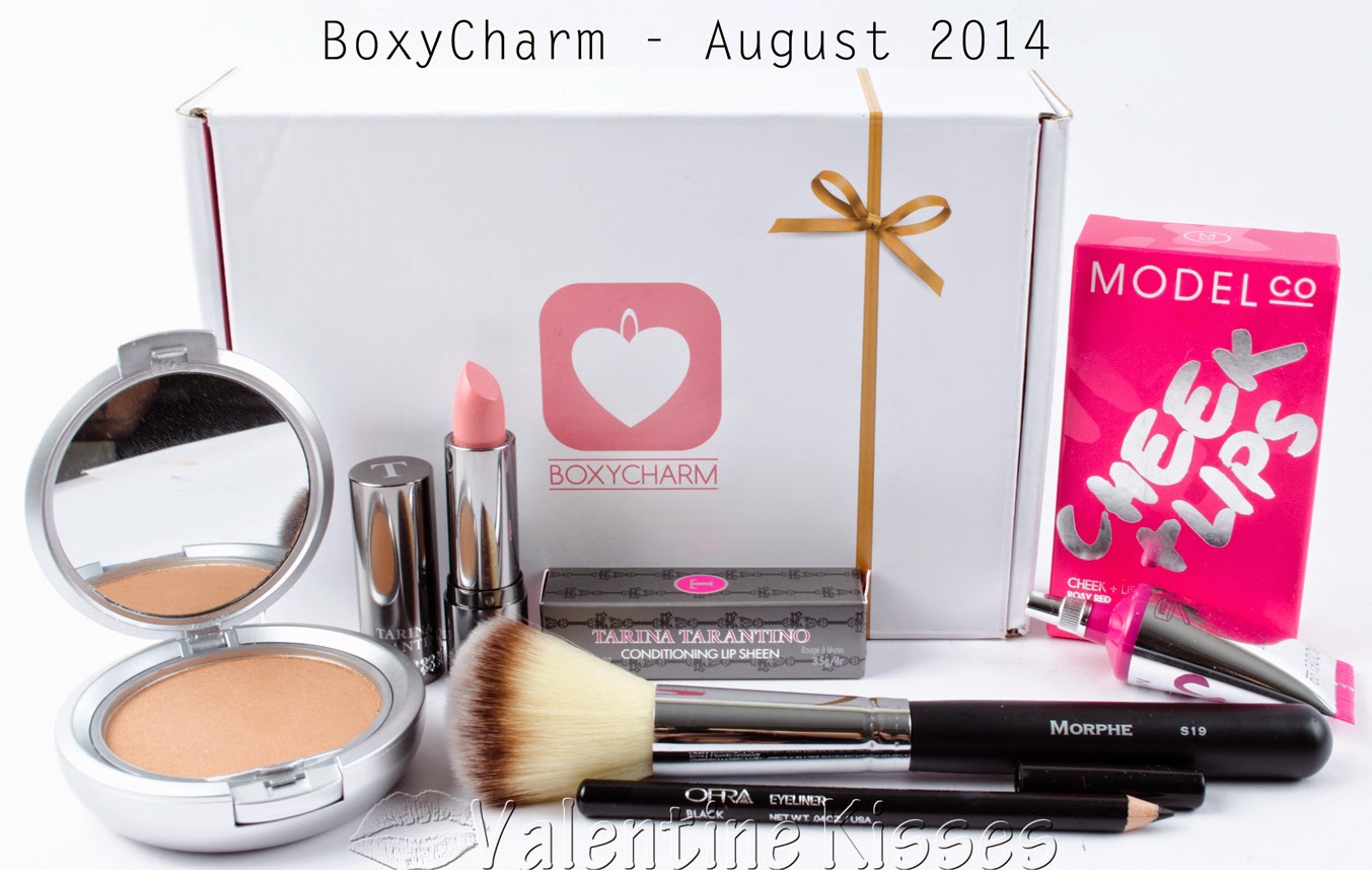 Valentine Kisses: BoxyCharm - August 2014: value break-down, pics ...