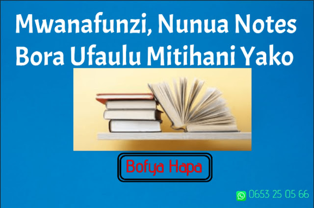Uundaji wa Maneno | Kiswahili Kidato cha Pili