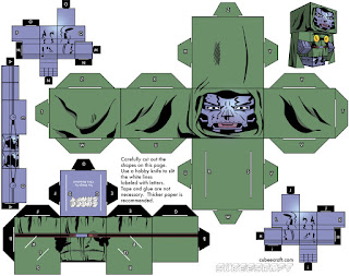 Espacio Raro: Paper Toys 4 Fantásticos