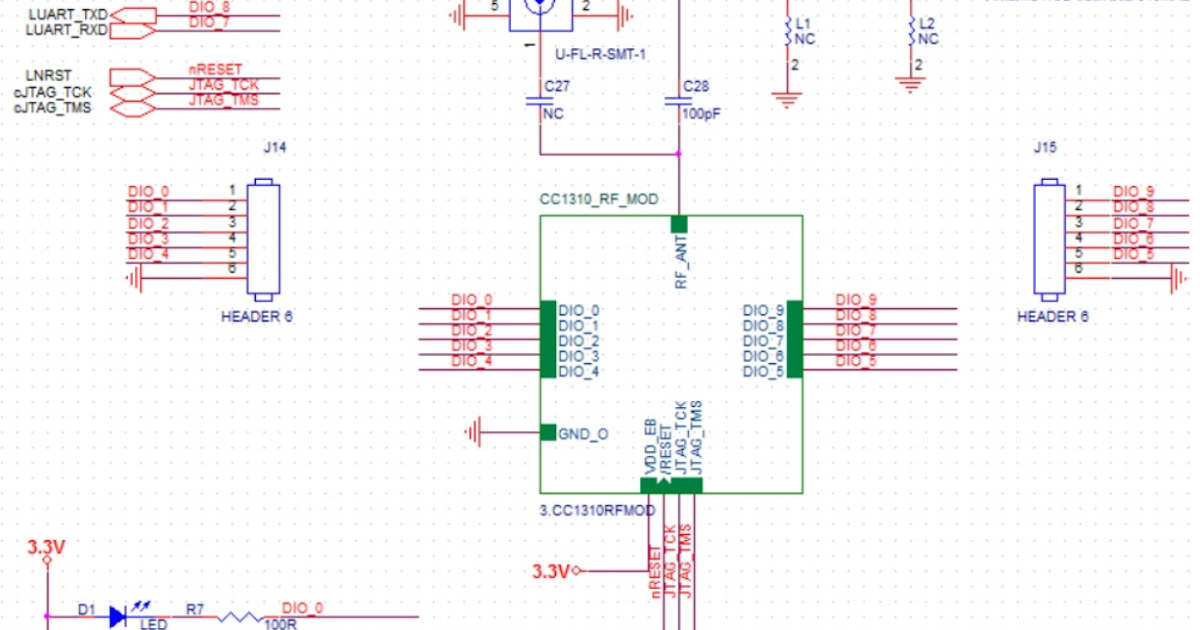 TRY의 MCU 세상: [CC1310/sub-1GHz] 보드에 직접 만들어서 테스트 해 봤습니다.