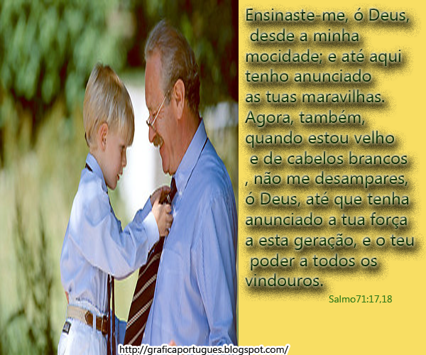 Graficas_Portugues: Salmo 71: 17,18