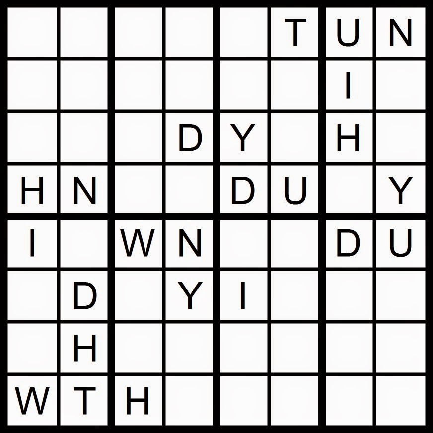Magic Word Square: New Word Sudoku Puzzle for Tuesday, 1/27/2015