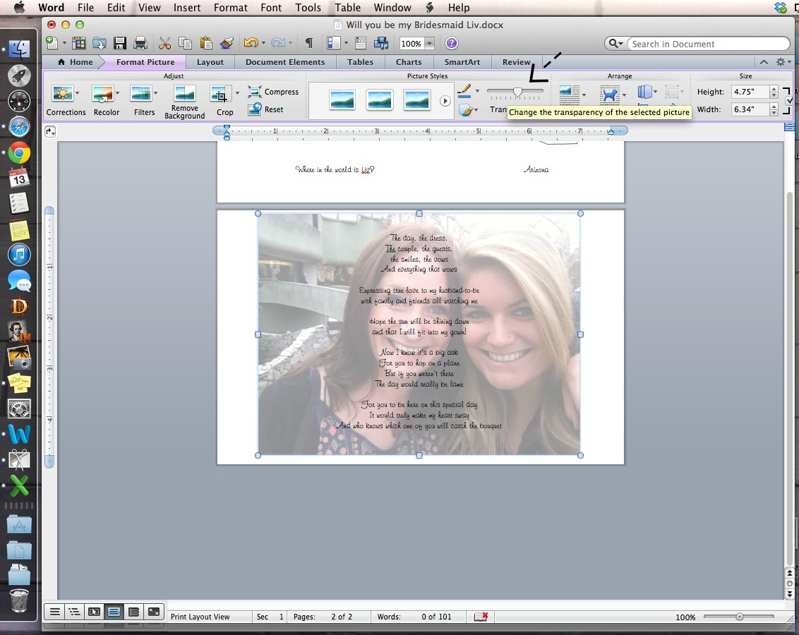 Kiwi At Heart: Tutorial: How to Create a Transparent Photo in Word