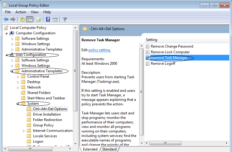 How to remove task manager in any windows os | New Tricks And Tips
