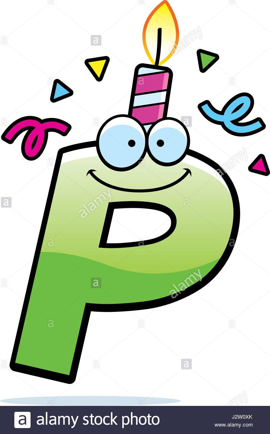 Happy Birthday Letter P - Birthday Letter