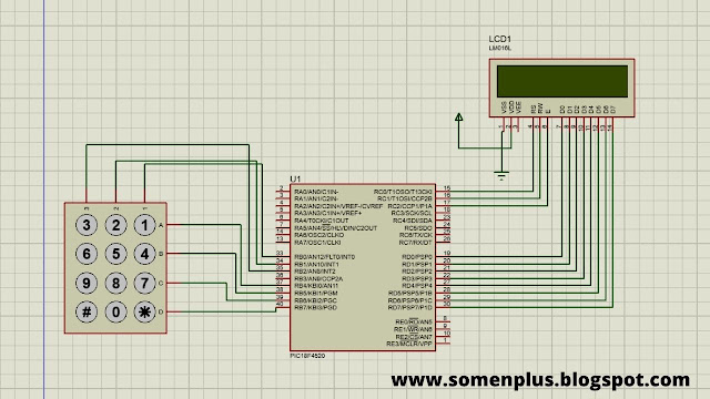 Interfacing 4x3 Keypad with PIC18F4520 controller