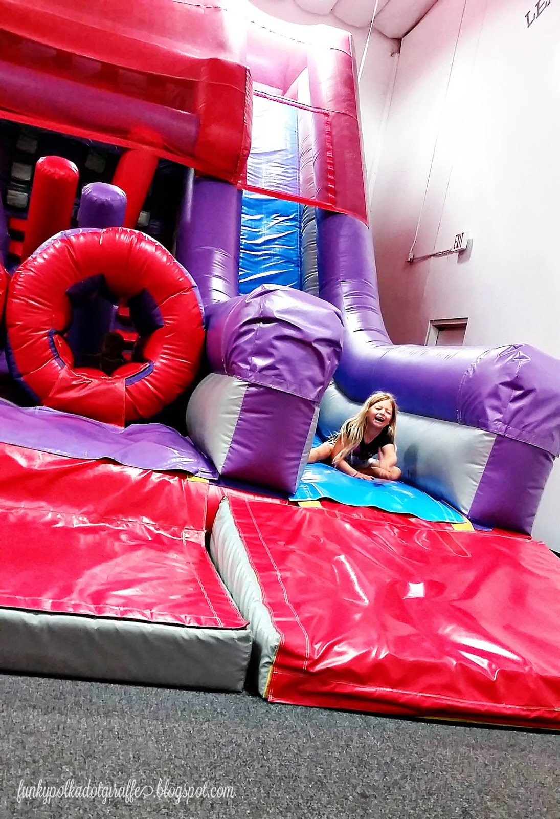 Funky Polkadot Giraffe: Fun for All at Bounce U of Orange