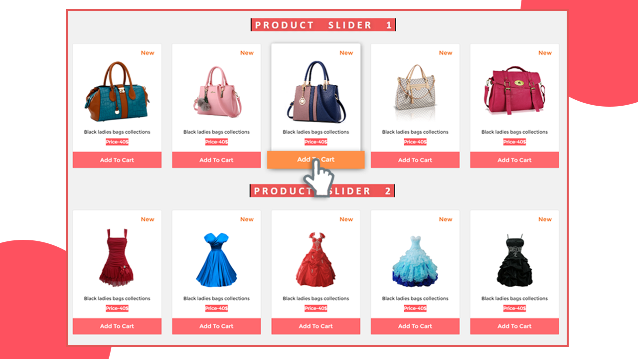 How To Create E Commerce Product Slider Using Javascript