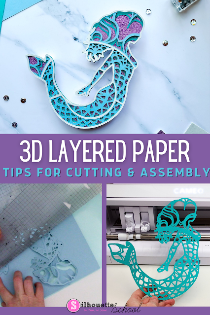 3D Layered Paper Art Tutorial: Best Adhesives to Use to Assemble ...