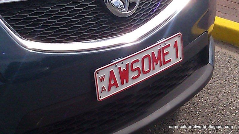 COLOURFULWORLD: Signs - Personalised Number Plates V