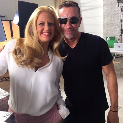 ken arthur hair: Behind the scenes on Garnier shoot with Barbara ...