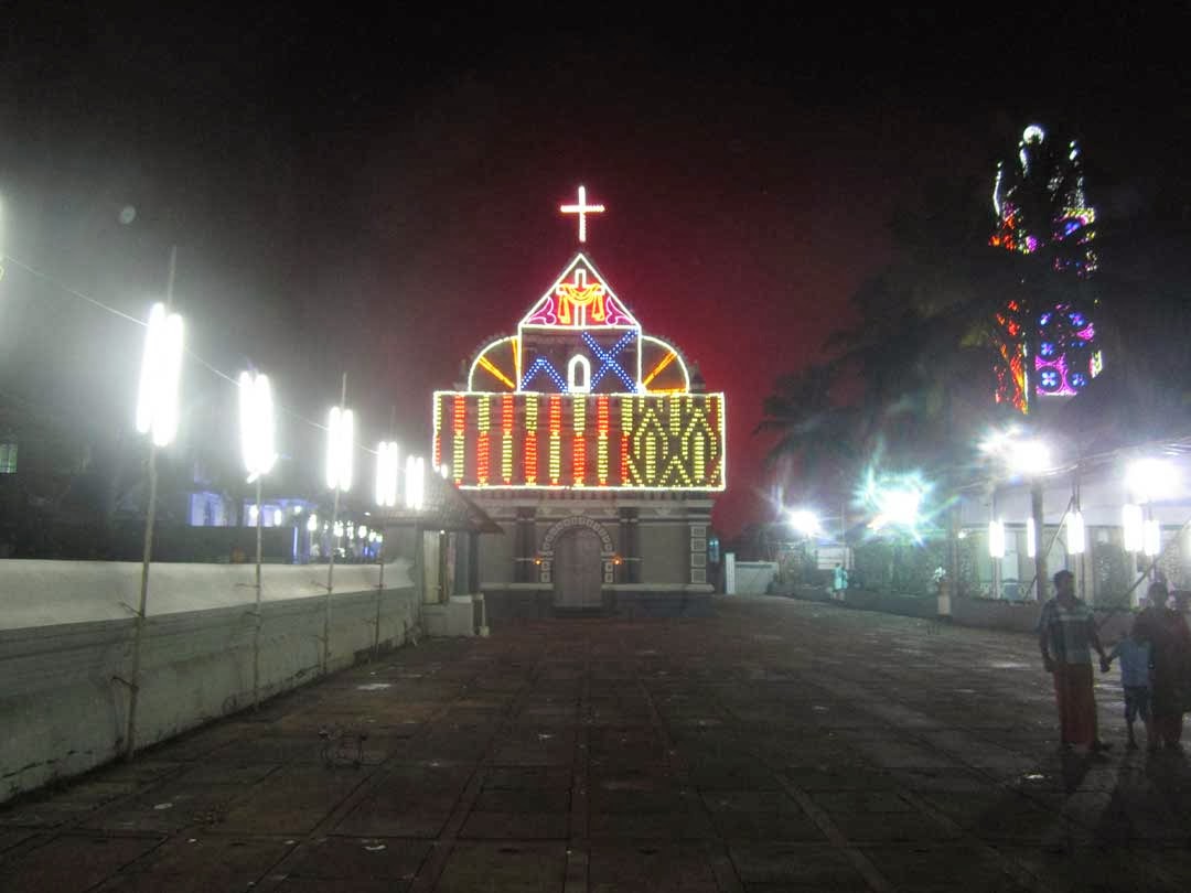 Ollur Church Circle News: Late evening scenes around Ollur Church on 22 ...