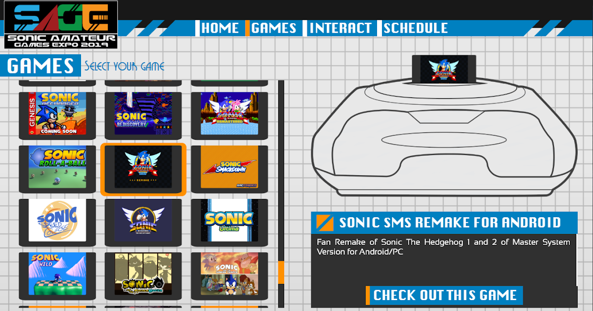 Sonic SMS Remake: SAGE 2019 - Memorial