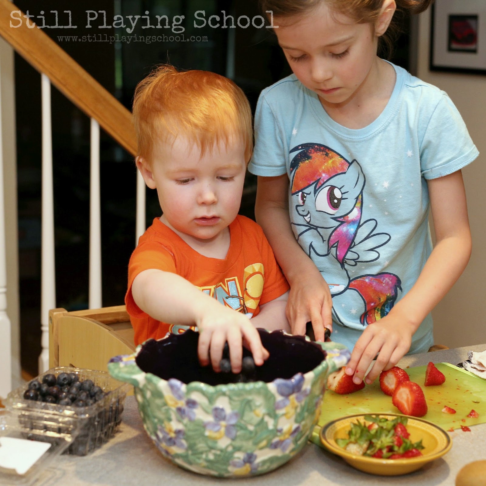 Fruit Salsa Recipe for Kids | Still Playing School