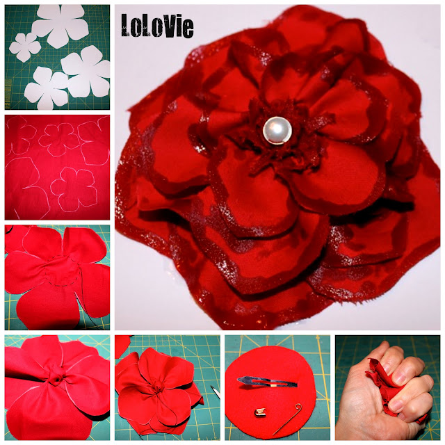 LoLovie: Large Fabric Flower