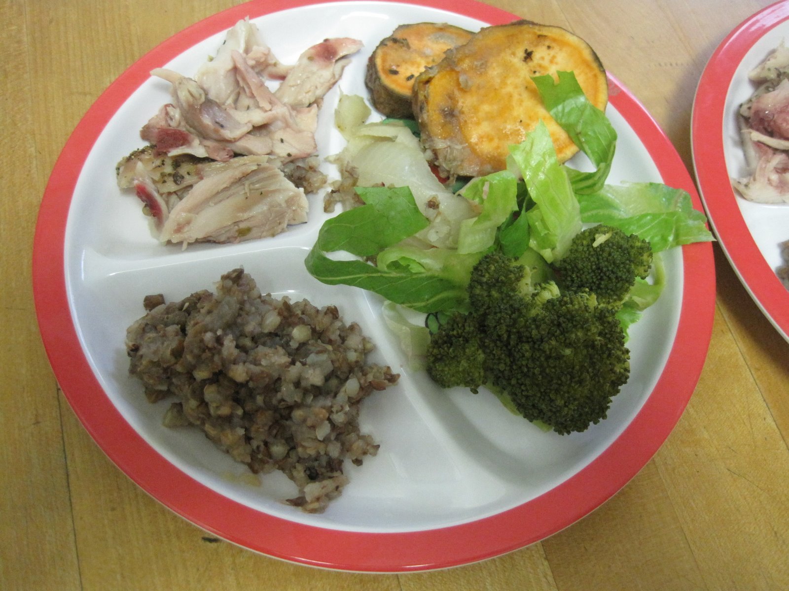 Beyond Prenatals: Sectional Plates Part 2: Half Plate Vegetable Pictures