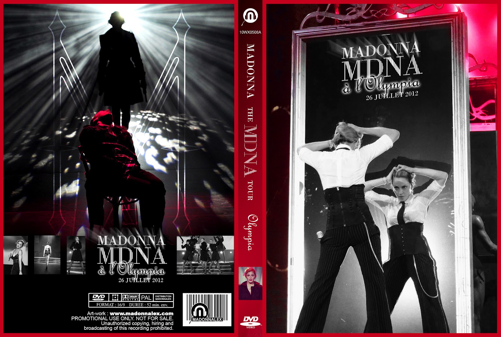 STRONGERDVD: MADONNA - LIVE AT PARIS OLYMPIA (MDNA TOUR) DVD DOBLE CAPA