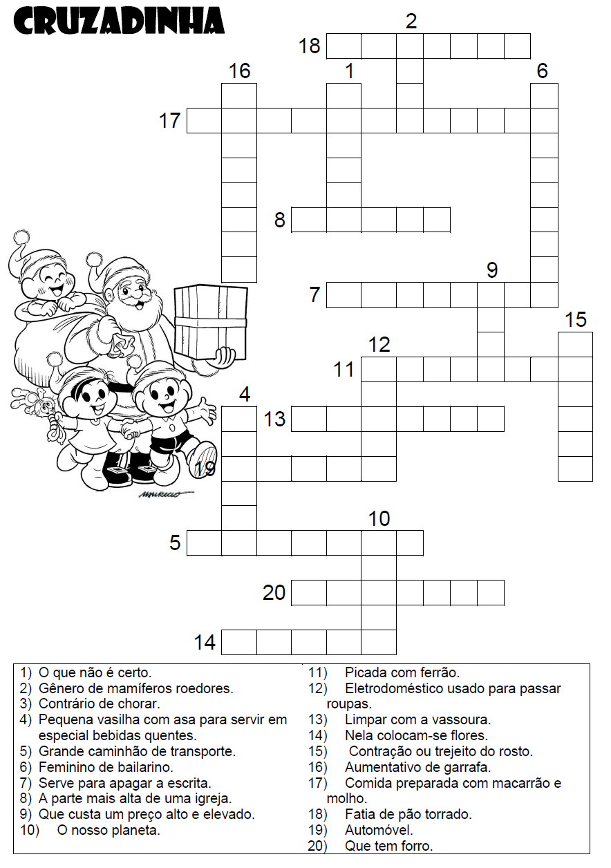 ATIVIDADES PARA EDUCADORES : 3º Ano - Ortografia: Cruzadinha com R ou RR