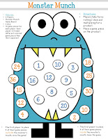 Monster Math Multiplication Freebie | Teacher's Take-Out