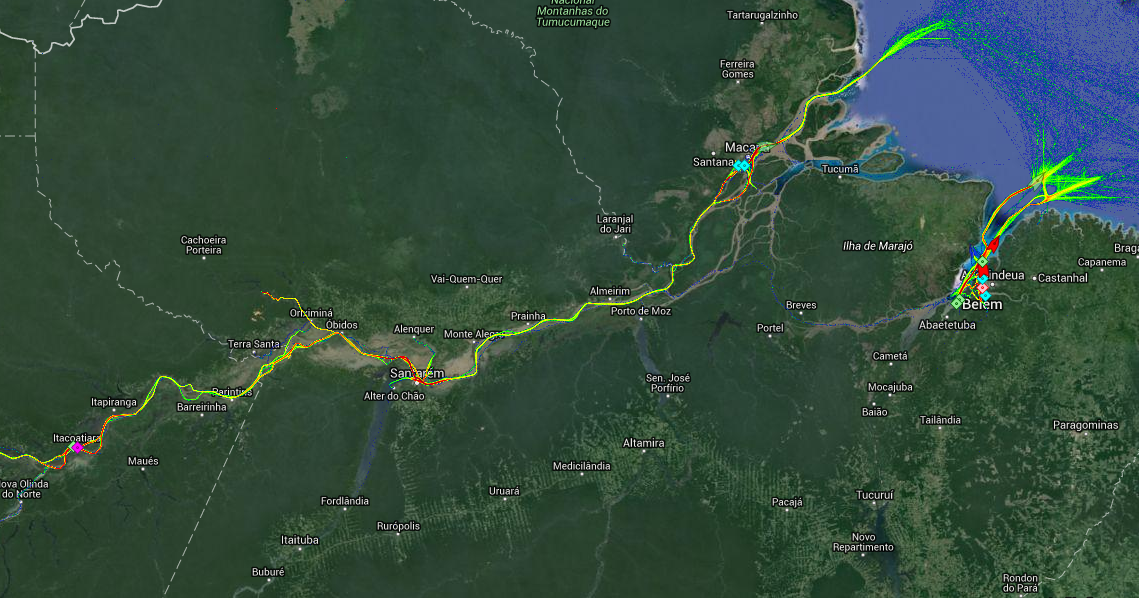 AMAZON RIVER SHIP TRAFFIC | Ship Traffic