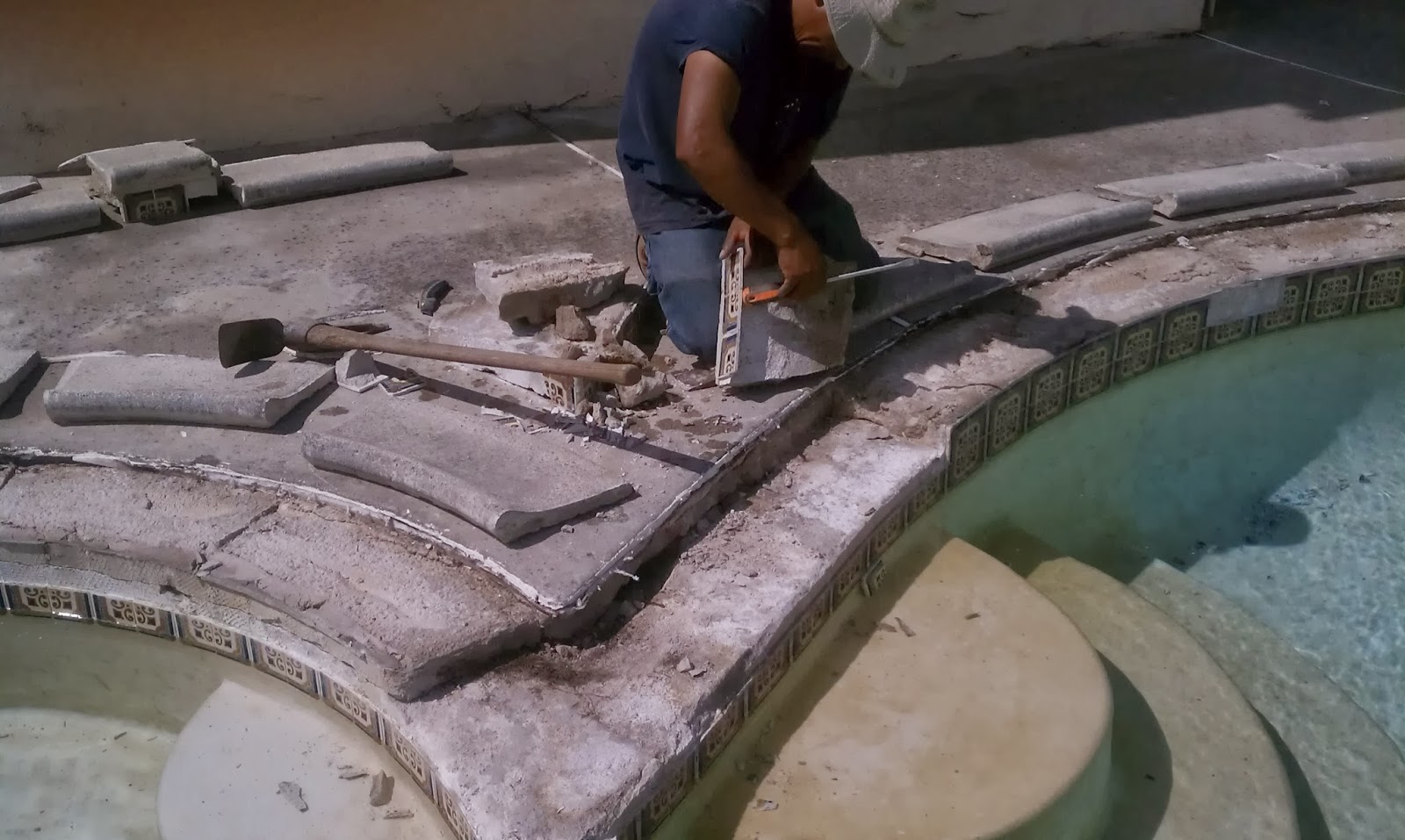 A Pool Builder's View of Building Swimming Pools: Help, my pool tile is ...