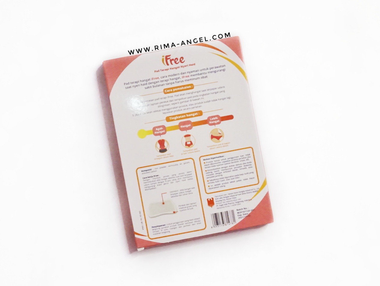 Review iFree - Pad Terapi Hangat Pereda Nyeri Haid