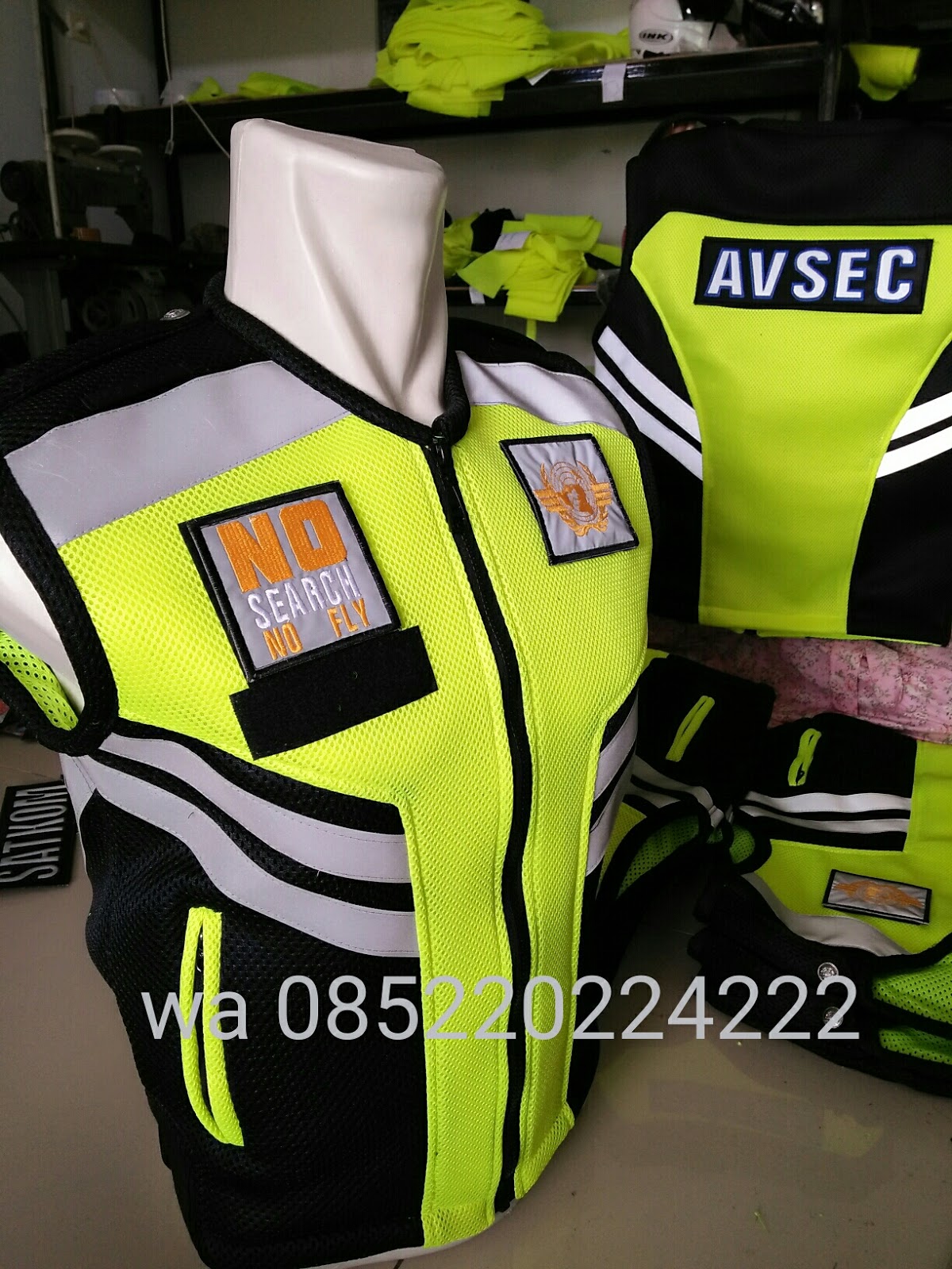 Produksi rompi: Rompi avsec