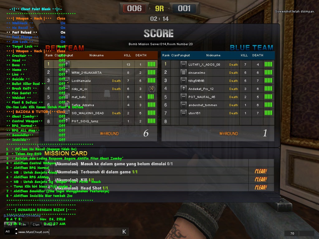 Cheat Point Blank Garena Indonesia 2017 | Haus Cit