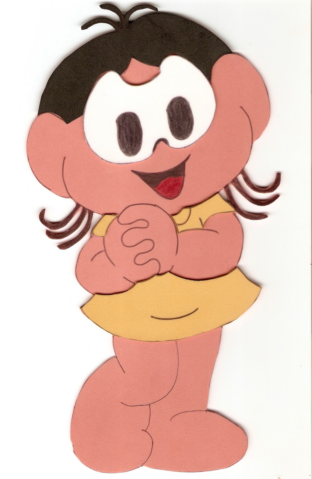 Eu Amo Artesanato: A Turma da Mônica em Eva com moldes