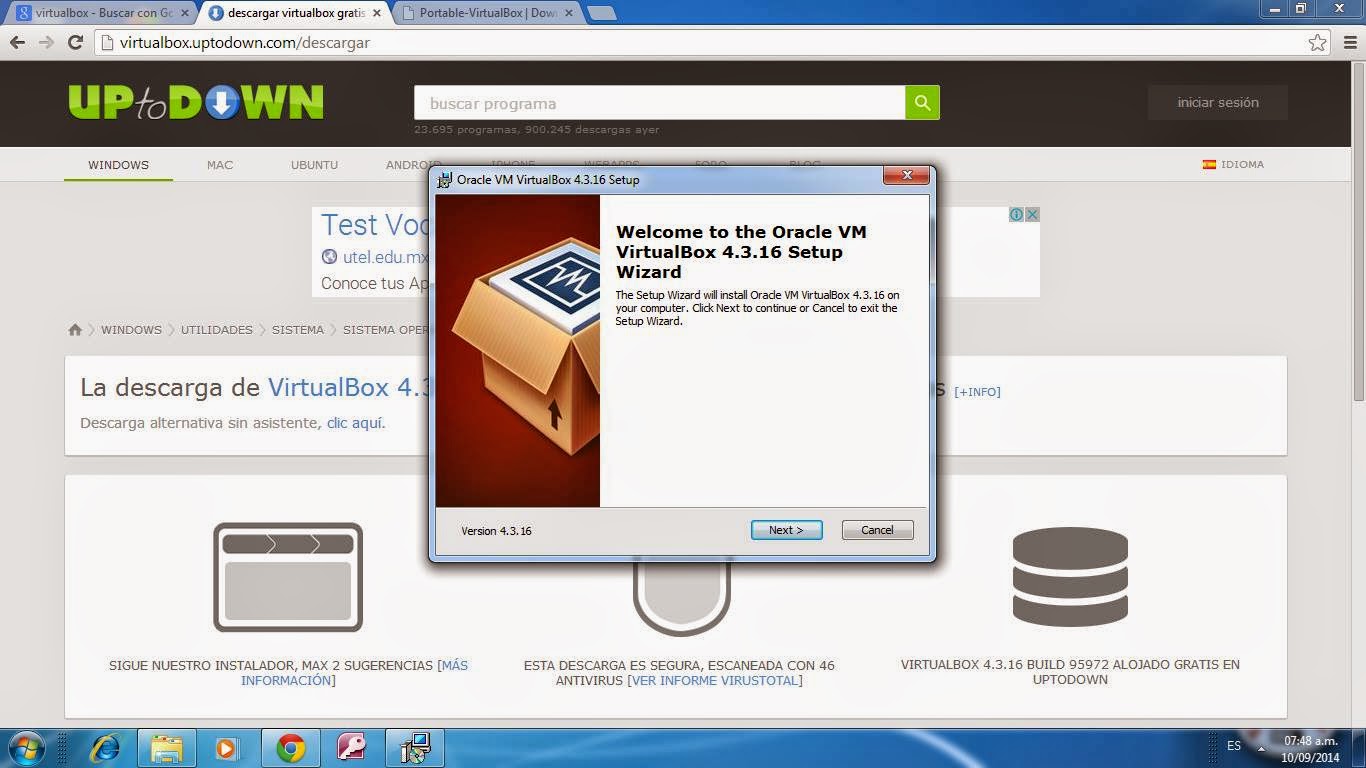 Blog Martha: MANUAL PARA INSTALAR VIRTUALBOX
