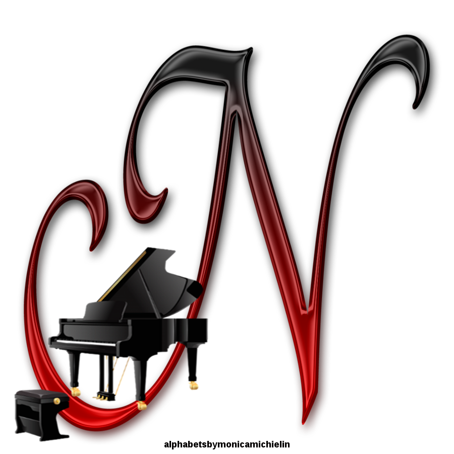 M. Michielin Alphabets: BLACK PIANO ALPHABET PNG, ALFABETO PIANO PRETO ...