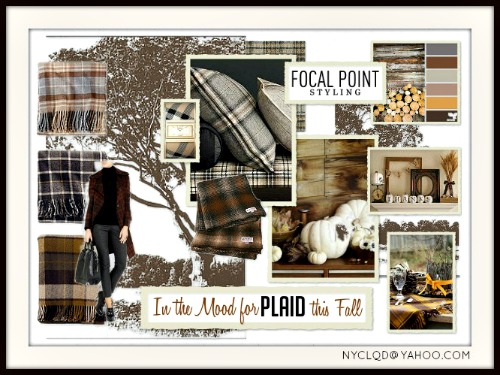 FOCAL POINT STYLING: Moodboard Monday: Mad for Plaid!