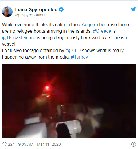 ΝΕΑ ΕΠΟΧΗ: ΕΚΤΑΚΤΗ ΕΙΔΗΣΗ! ΤΟΥΡΚΙΚΗ ΑΚΤΑΙΩΡΟΣ ΧΤΥΠΗΣΕ ΣΚΑΦΟΣ ΤΟΥ ...