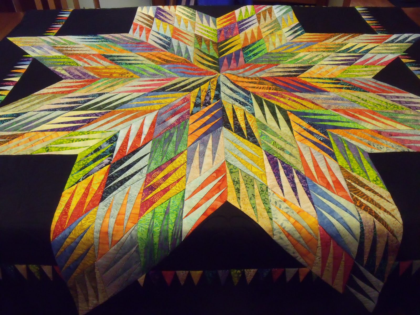 The Shoemaker's Daughter: Modern Lone Star Quilt
