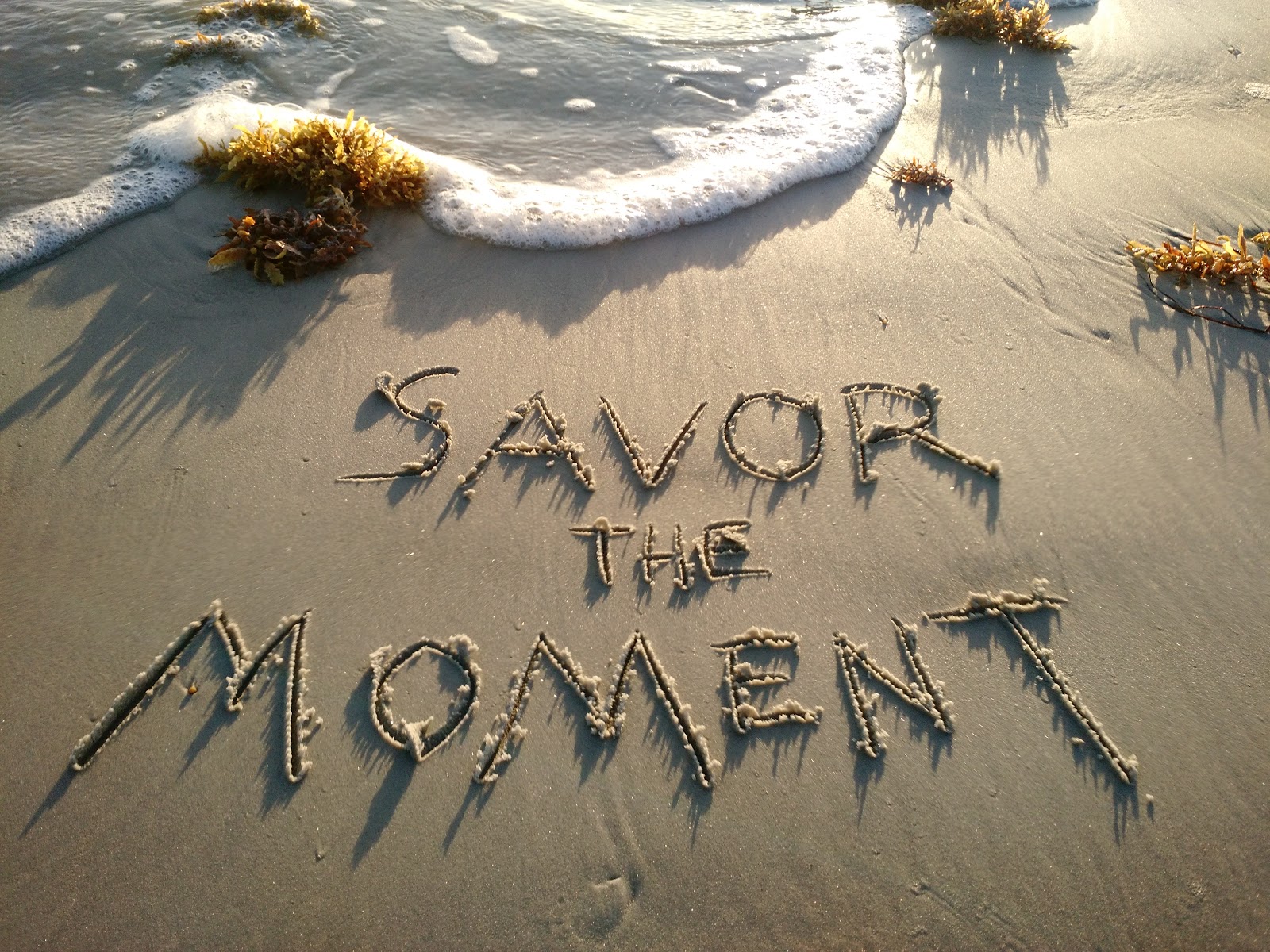 Simply Living: Written in sand...