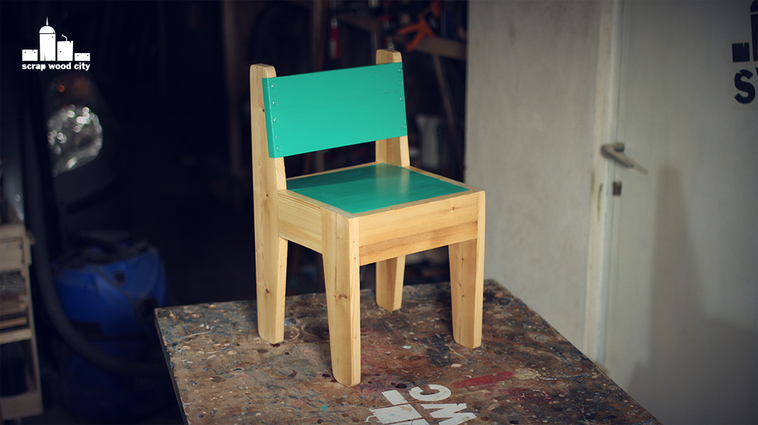 scrap wood city: How to make a small wooden chair for your kids - DIY