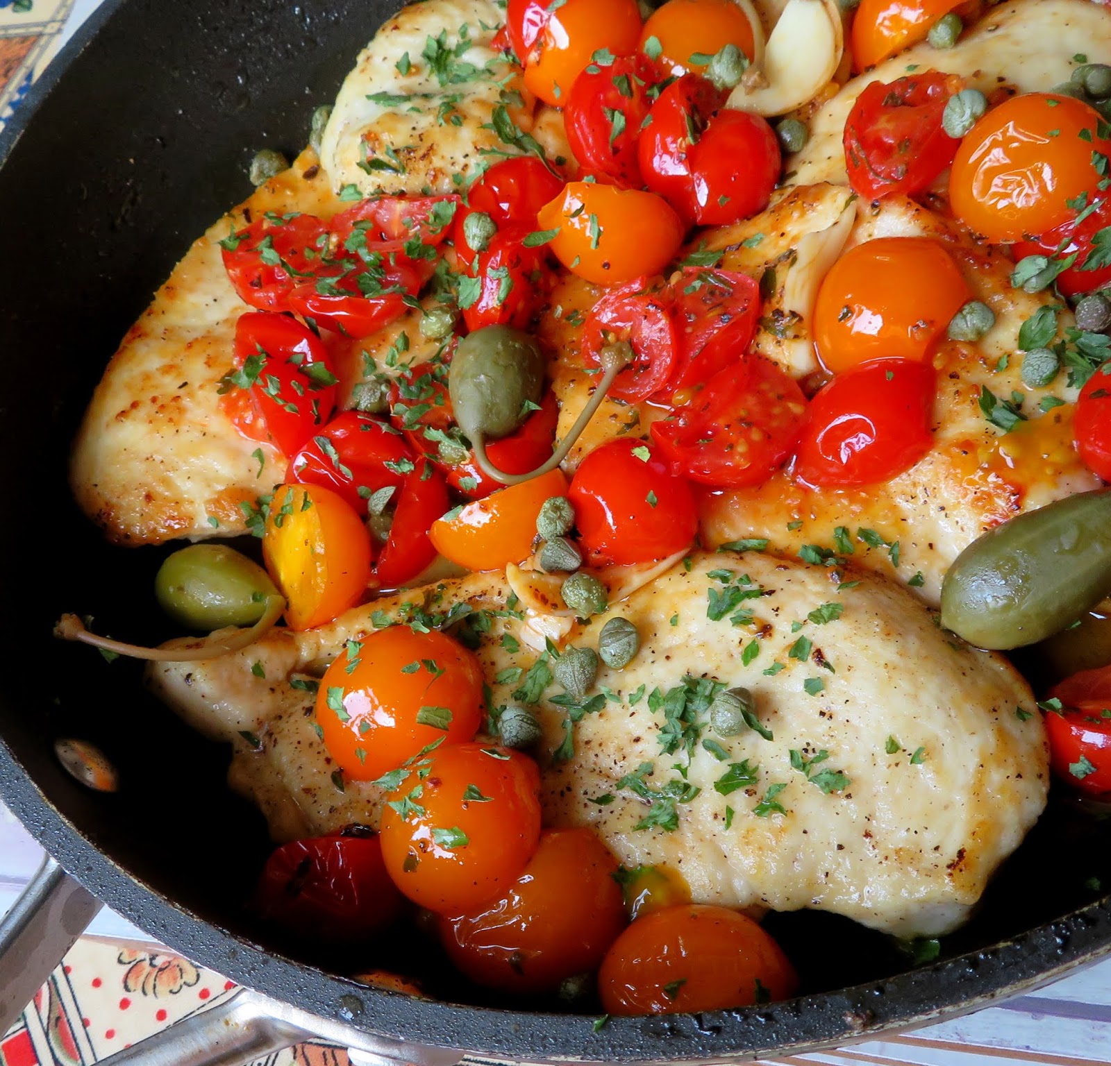 Mediterranean Sauced Chicken Escallops | The English Kitchen