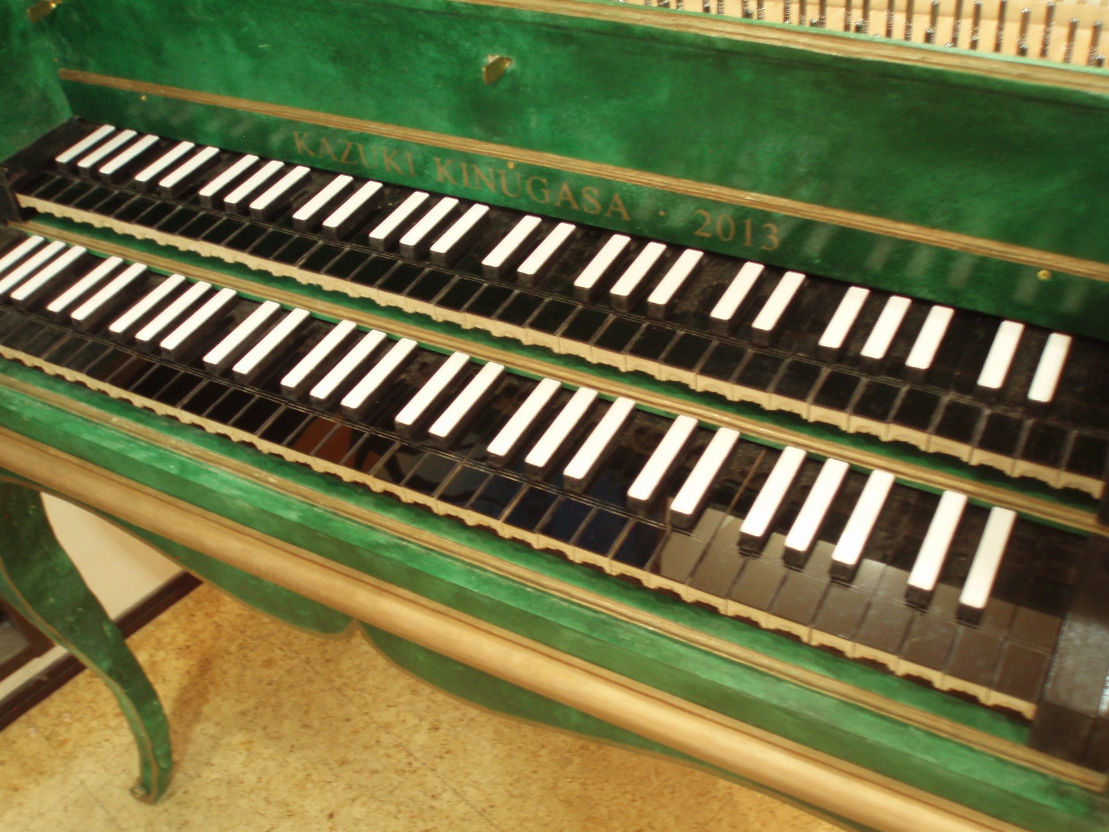 How to make a French Harpsichord: completed french double-manual ...