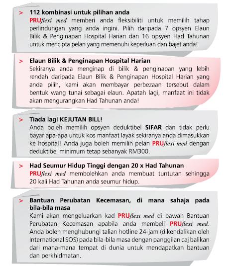 I Love Prudential : KELEBIHAN PRU FLEXI MED